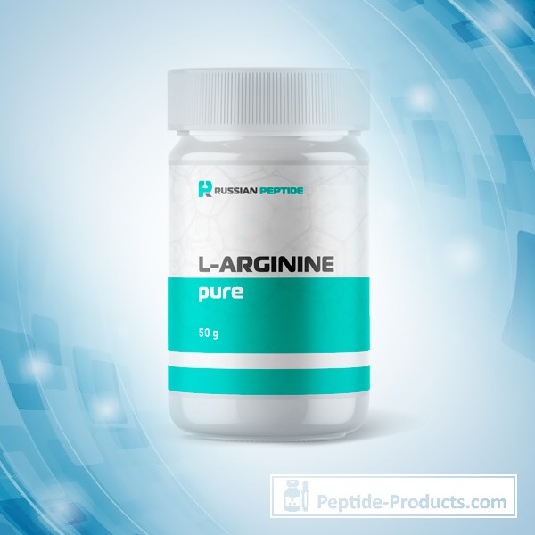L-ARGININE PURE (50g) amino acid for metabolism and vascular health.