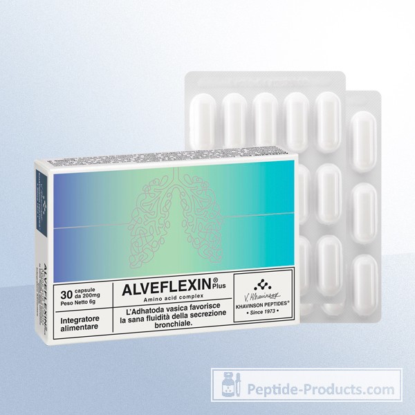 ALVEFLEXIN® Plus - exclusive peptide complex for respiratory system.