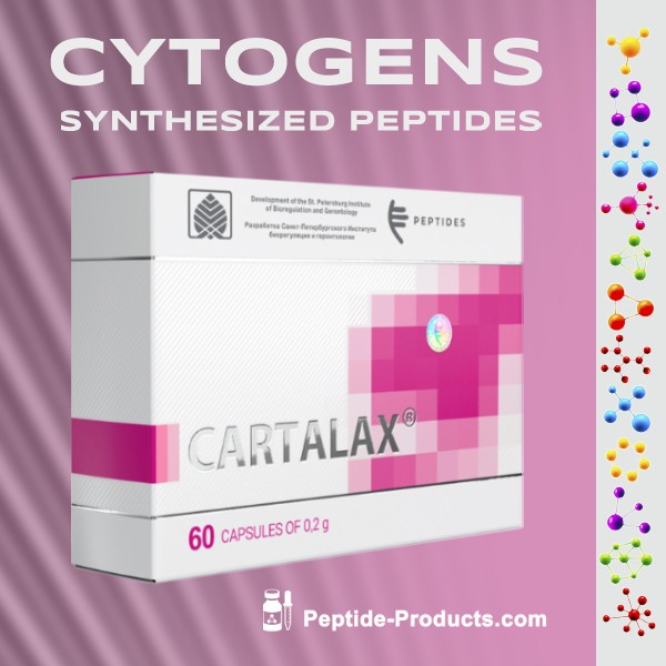 Cartalax 60 - synthesized cartilage and spine peptide bioregulator.