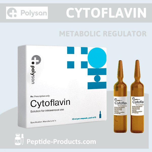 CYTOFLAVIN four-component neuroprotector in solution for injections 5 amp.