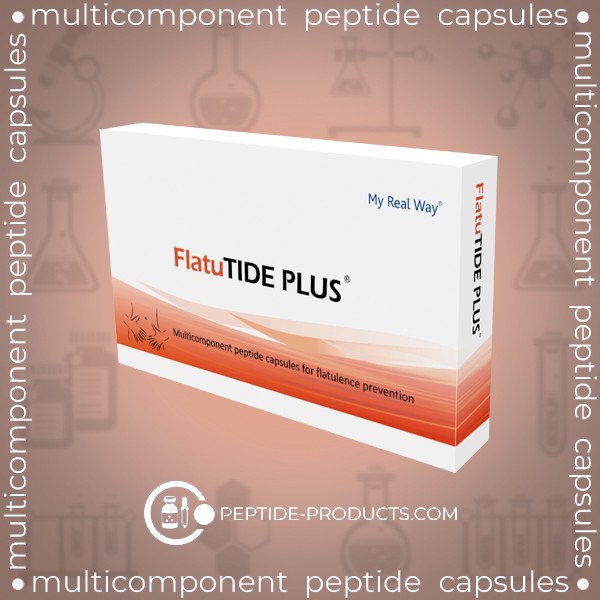Flatu TIDE PLUS - peptide bioregulator for the prevention of bloating.