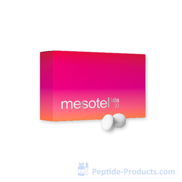 MESOTEL Tabs - this anti-aging product in the form of tablets.