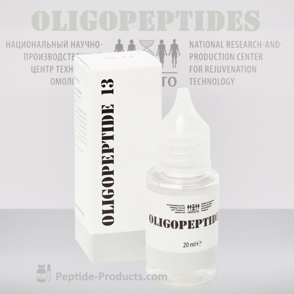 OLIGOPEPTIDE #13 - for rejuvenation and restoration of cells of the ...