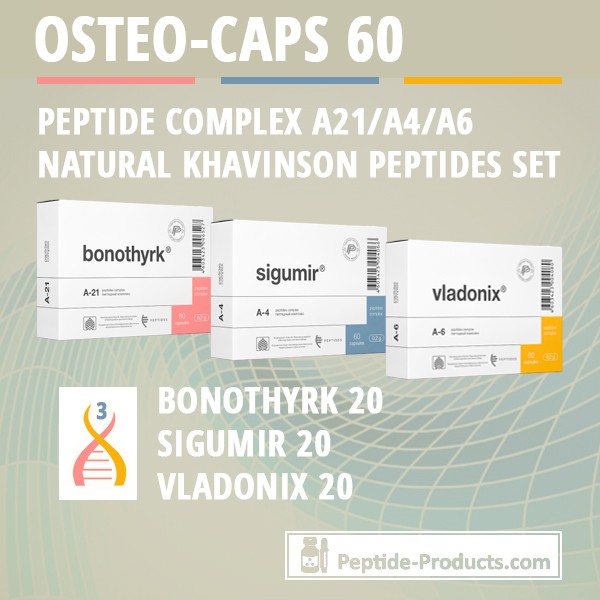 OSTEO-CAPS 60 - natural peptide complex for musculosceletal system in ...