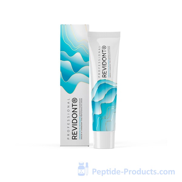 Toothpaste Revidont with peptides for repairing enamel and reducing ...
