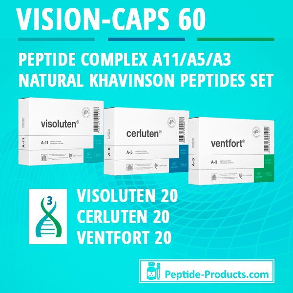 VISION-CAPS 60 - natural peptide complex for vision in capsules.