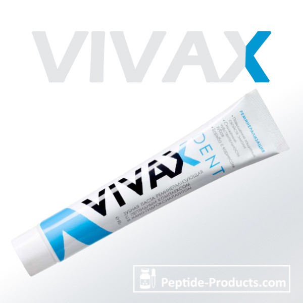 VIVAX DENT - peptide toothpaste with remineralizing effect.