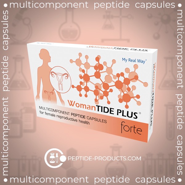 Woman TIDE PLUS FORTE - peptide bioregulator for women.
